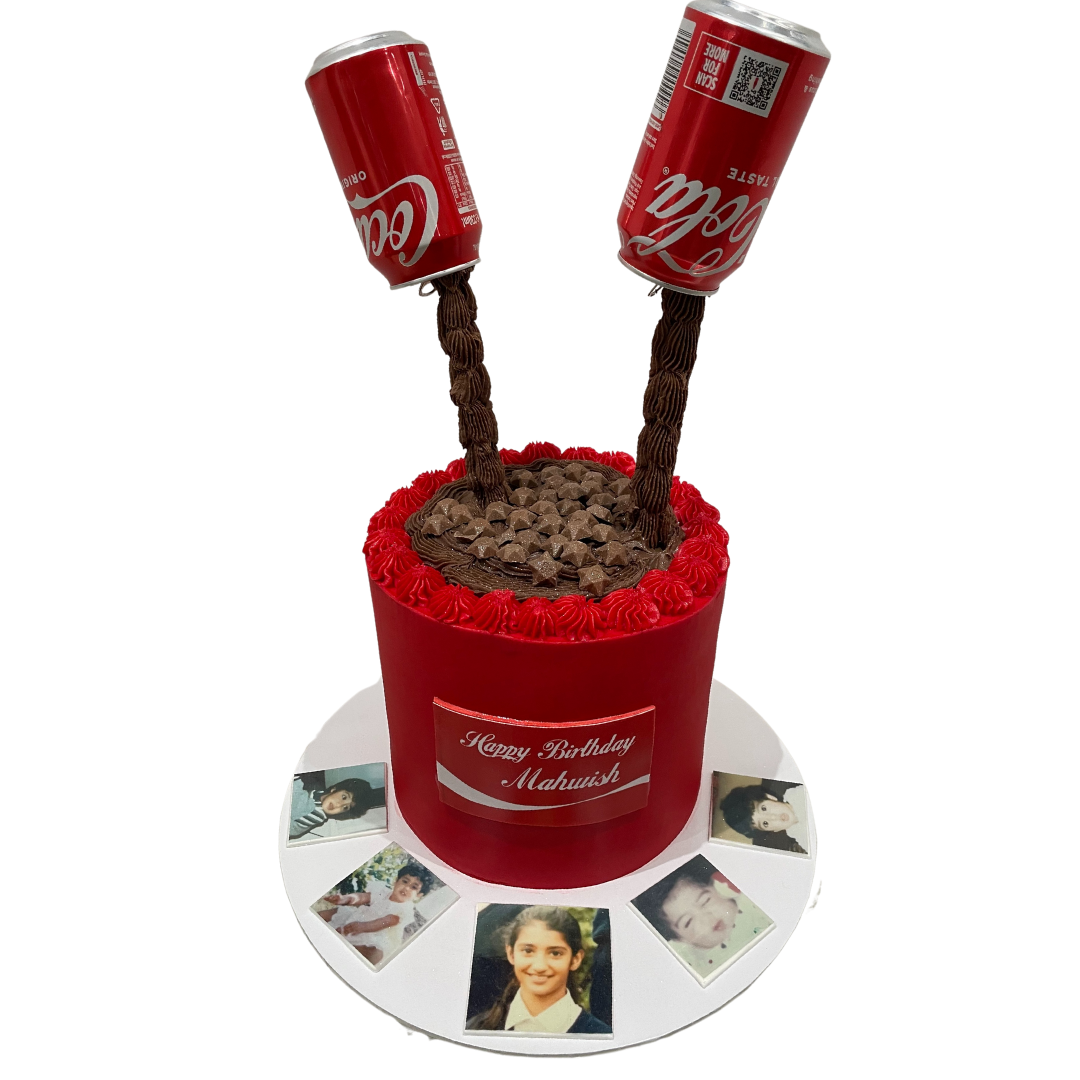 Coke Fan Occasion Cake | Farah's Dessert Heaven – FARAH'S DESSERT HEAVEN