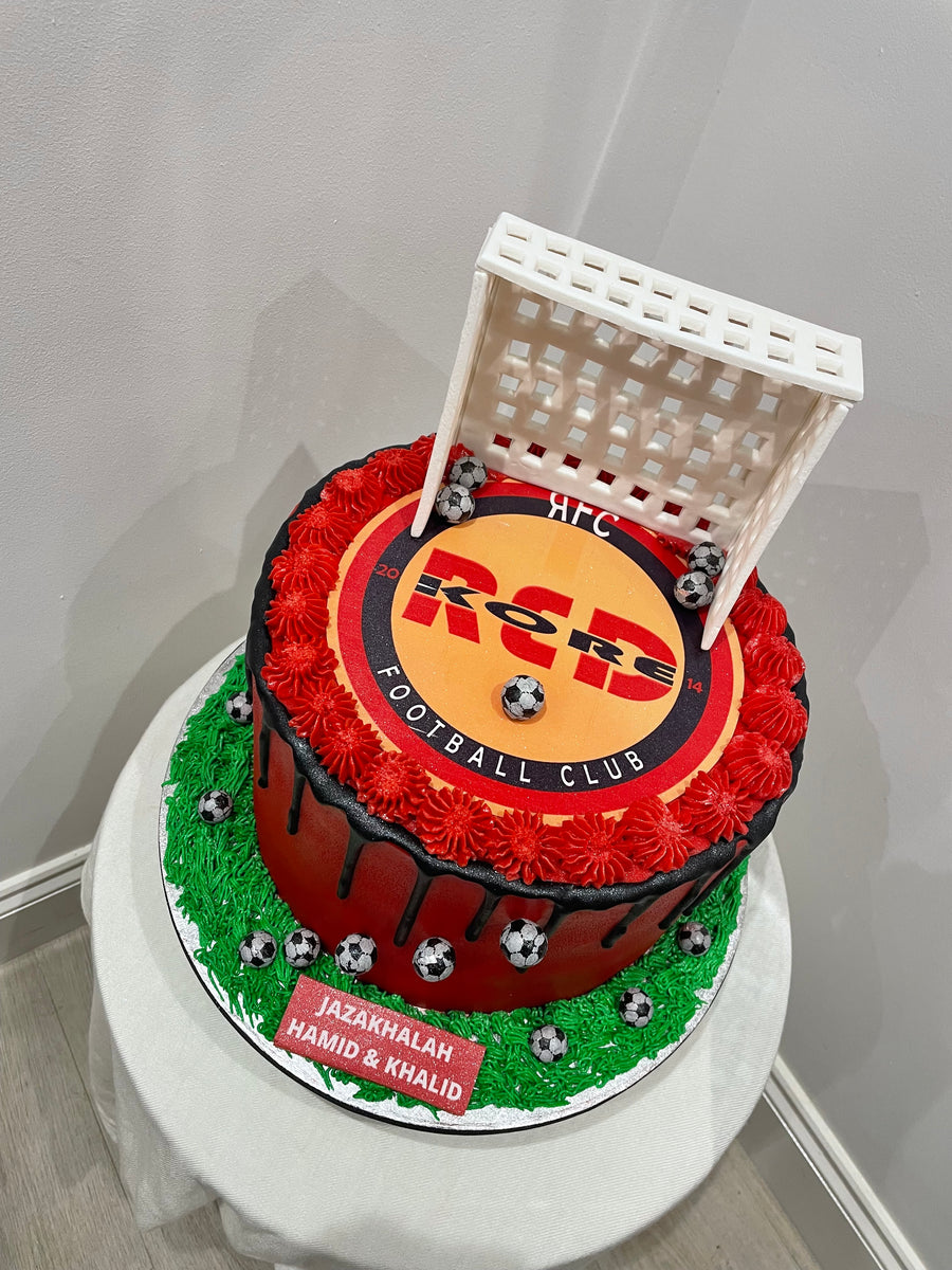 Goal Posts Football Themed Cake | Farah's Dessert Heaven – FARAH'S ...